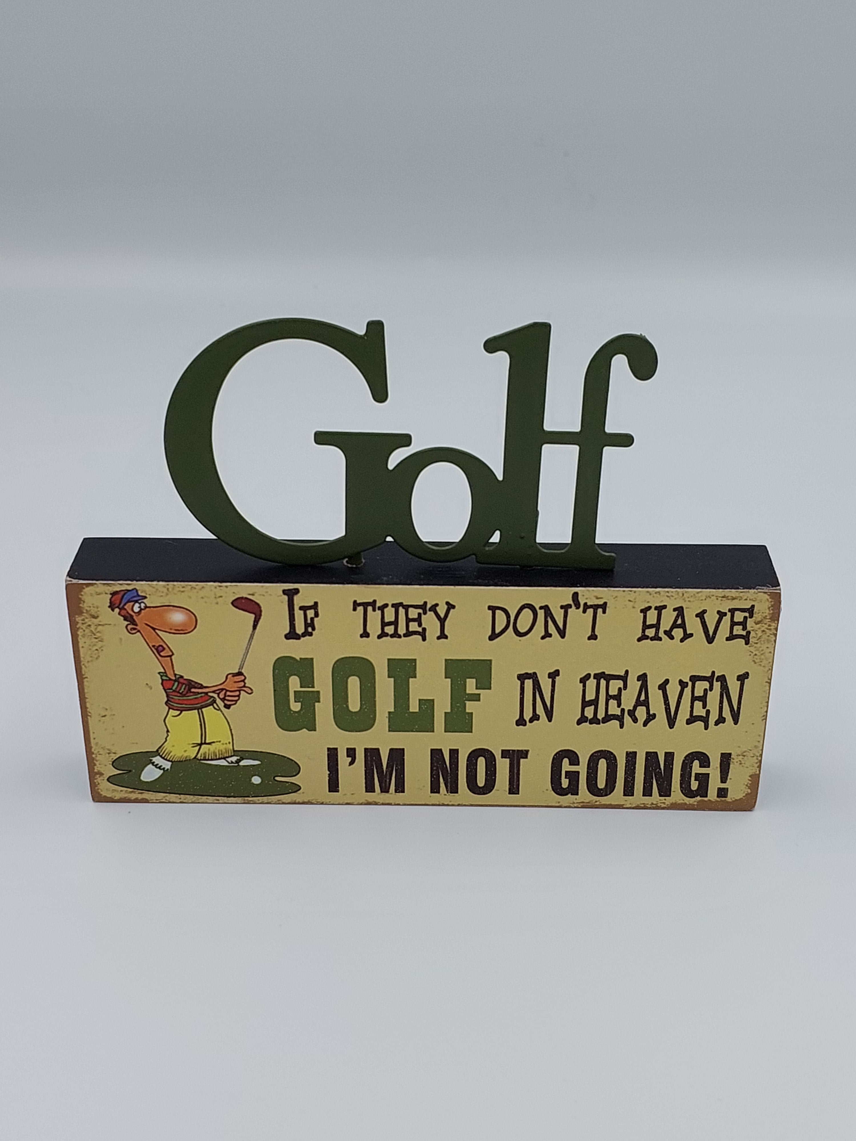 Golf Mini Table Top Sign – Success Gifts