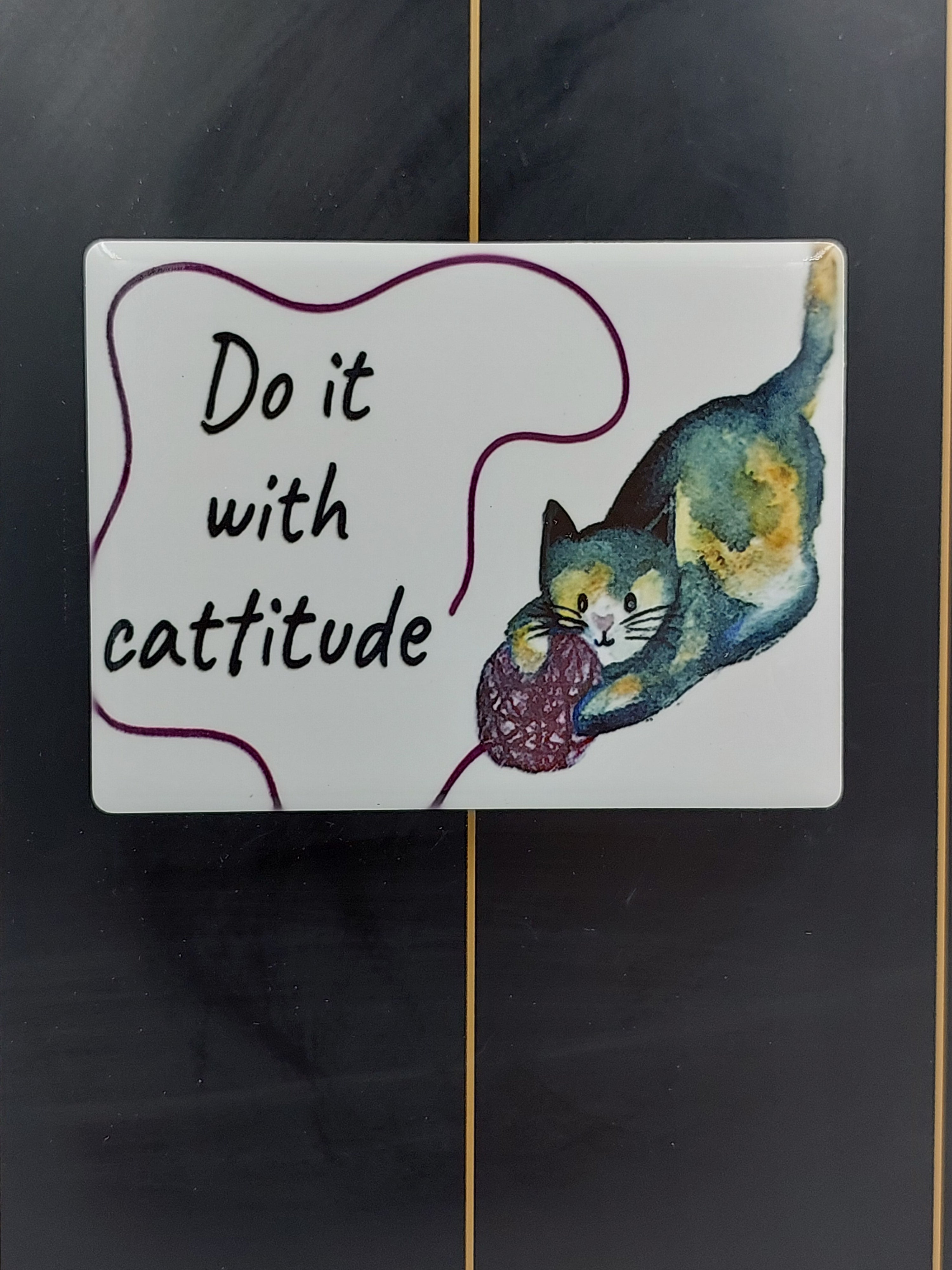 Cattitude Cat magnet – Success Gifts